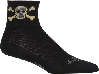 SockGuy Classic Pirate Socks – 3 inch, Black, Small/Medium - SOTO ...